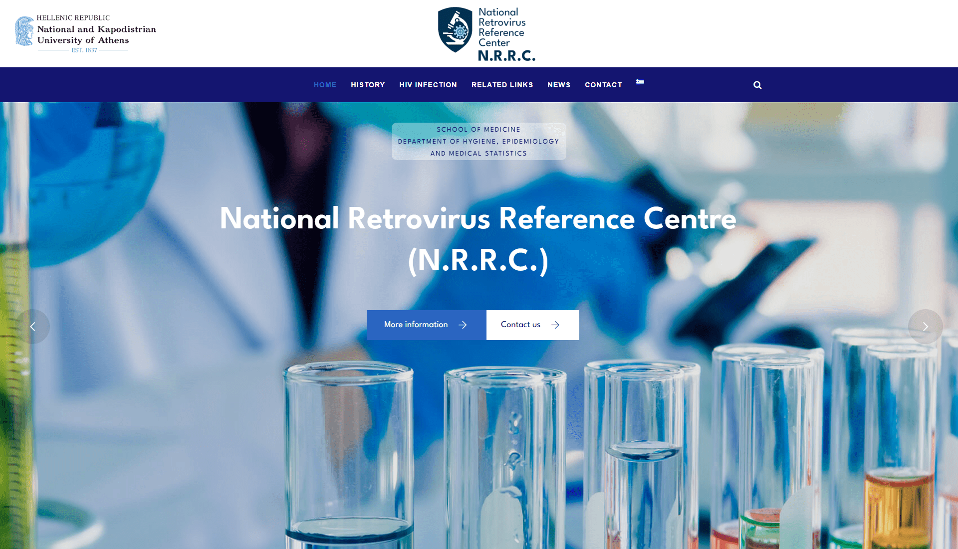 National Retrovirus Reference Center (N.R.R.C.) - Department of Hygiene ...
